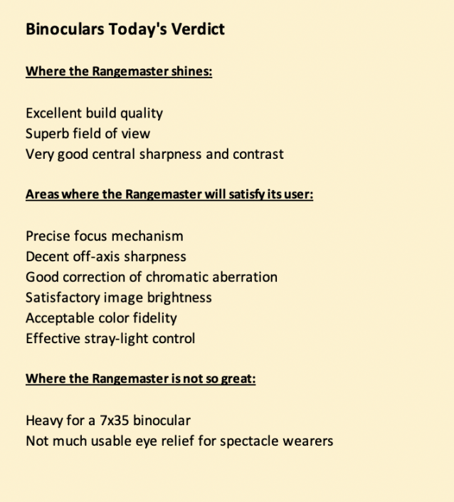 Bushnell Rangemaster 7×35 – Binoculars Today