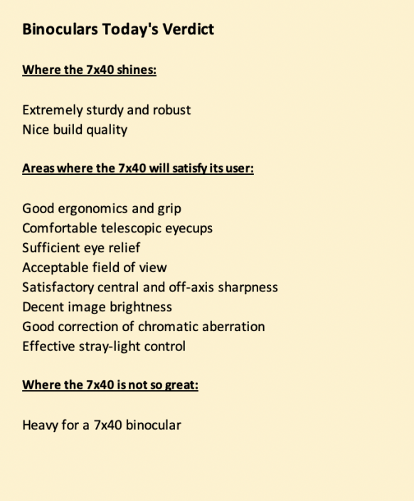 Docter 7×40 B/GA – Binoculars Today